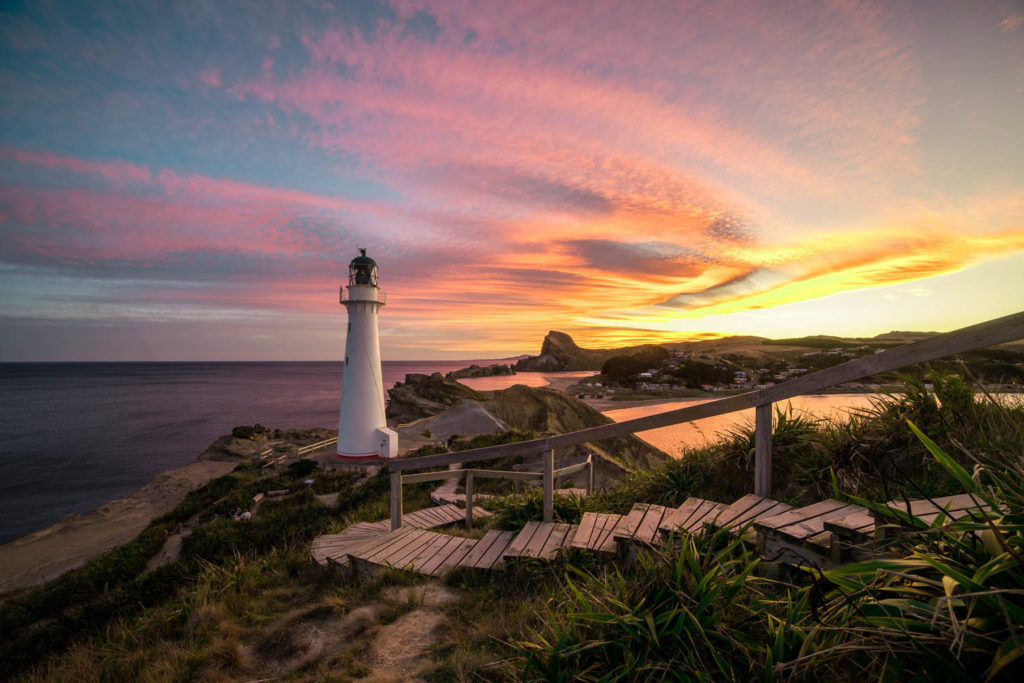 Castlepoint Lighthouse - Schönster Leuchtturm Neuseelands